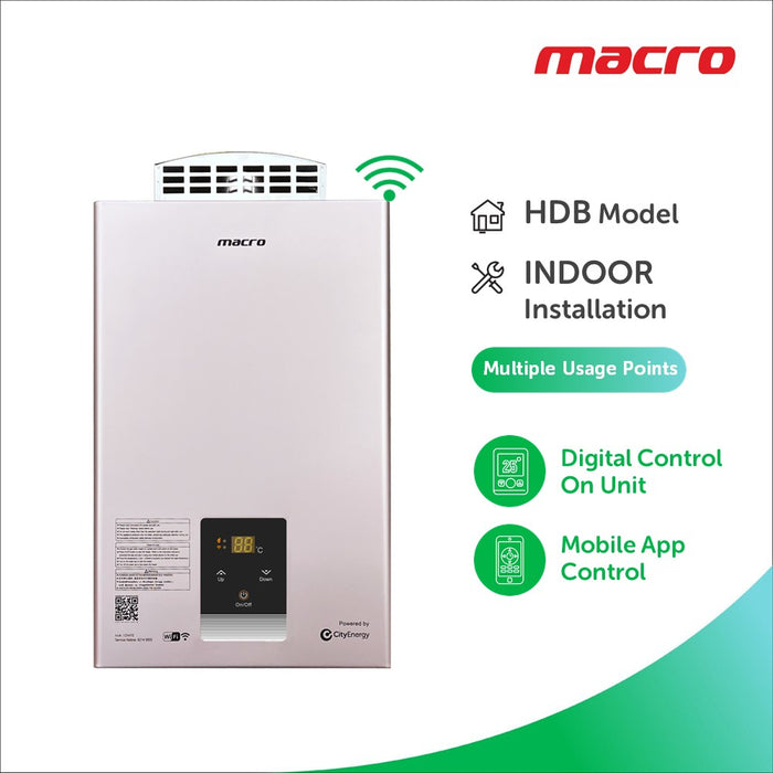 Buy Macro MA-10WFE Gas Water Heater in Singapore - City Energy Life ...