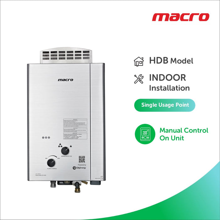 Buy Macro MA-8NFL Gas Water Heater in Singapore - City Energy Life ...