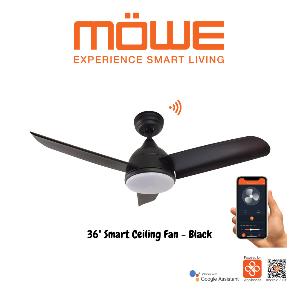 Buy Möwe MW 368F Smart Ceiling Fan 36" in Singapore - City Energy Life ...